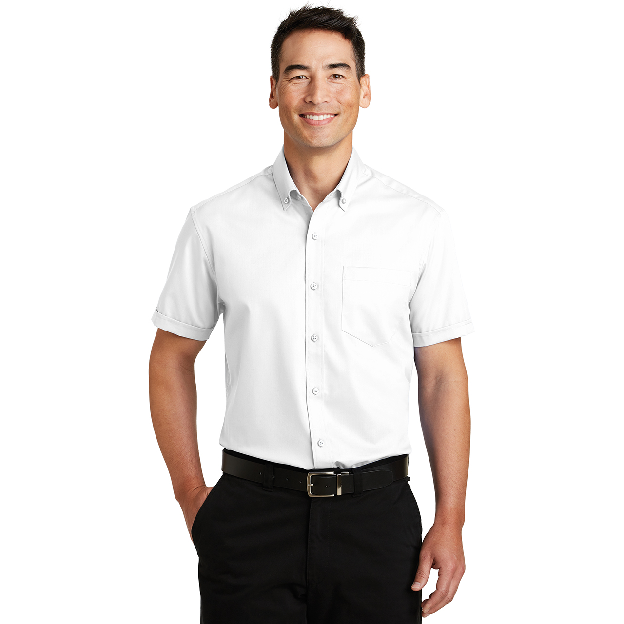 Mens Short Sleeve Twill Shirt – Mathnasium