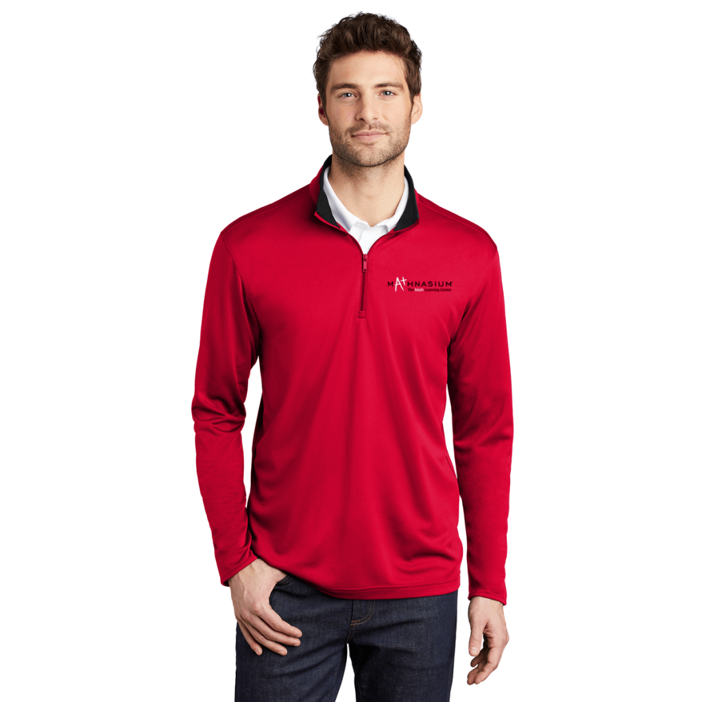 Port Authority ® Silk Touch ™ Performance 1/4-Zip – Mathnasium